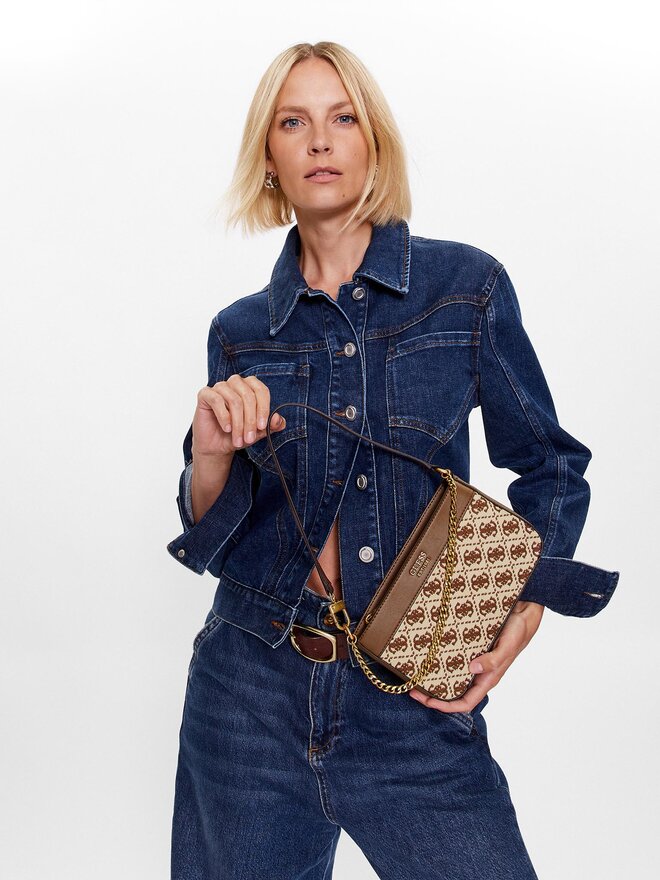 Handtasche Guess Katey (JA) Mini Bags HWJA78 70720 Braun | eschuhe.de