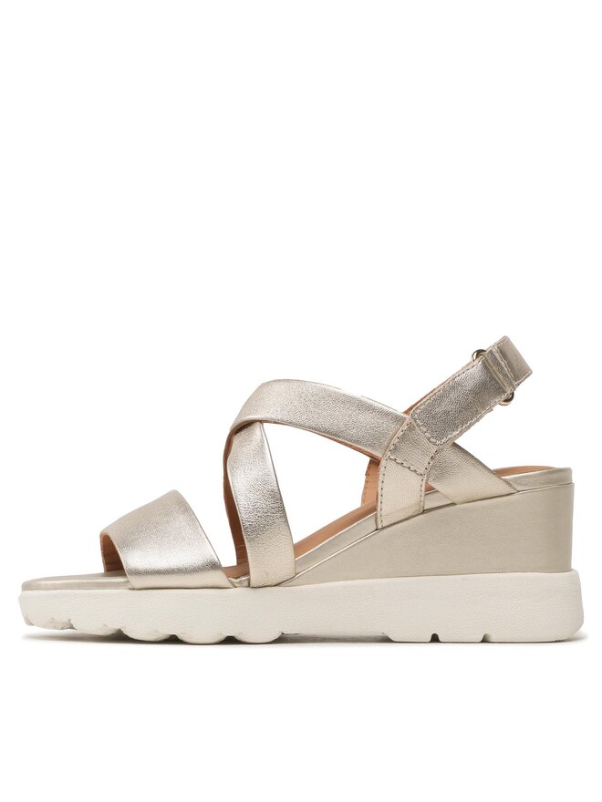 Sandale Geox D Spherica Ec6 D35G0D000Y2C2012 Auriu | epantofi.ro