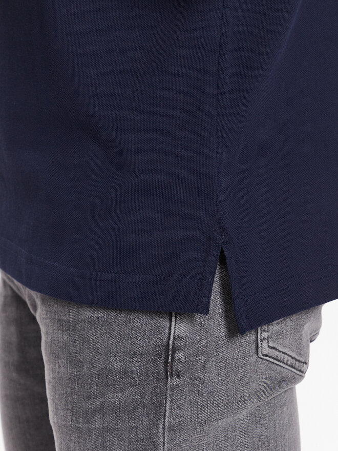 Tommy Hilfiger Poloshirt 1985 MW0MW17771 Dunkelblau Slim Fit | eschuhe.de