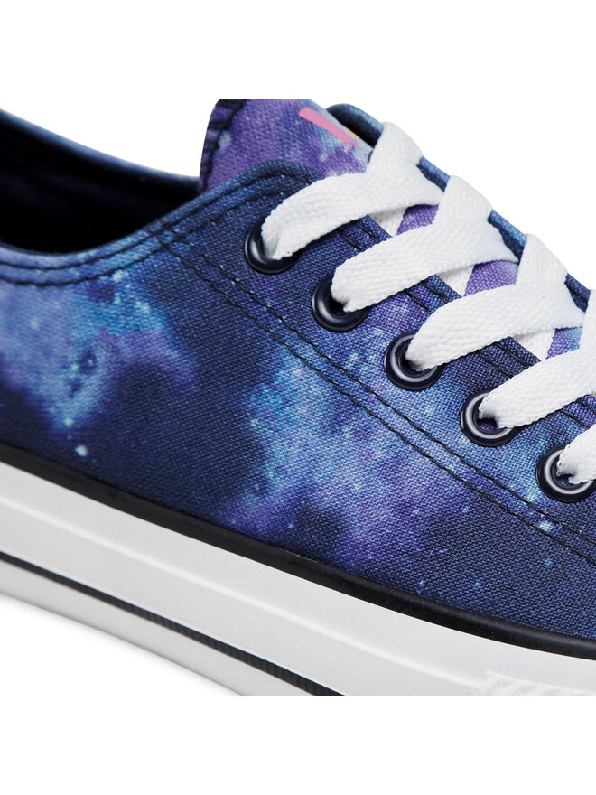 Sneakers aus Stoff Omenaa Foundation WP40-STAR-B Dunkelblau | eschuhe.de