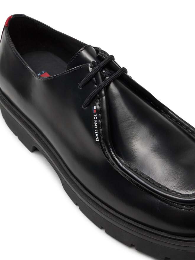 Обувки Tommy Jeans Tjm Smart Derby Shoe EM0EM01418 Черен | obuvki.bg