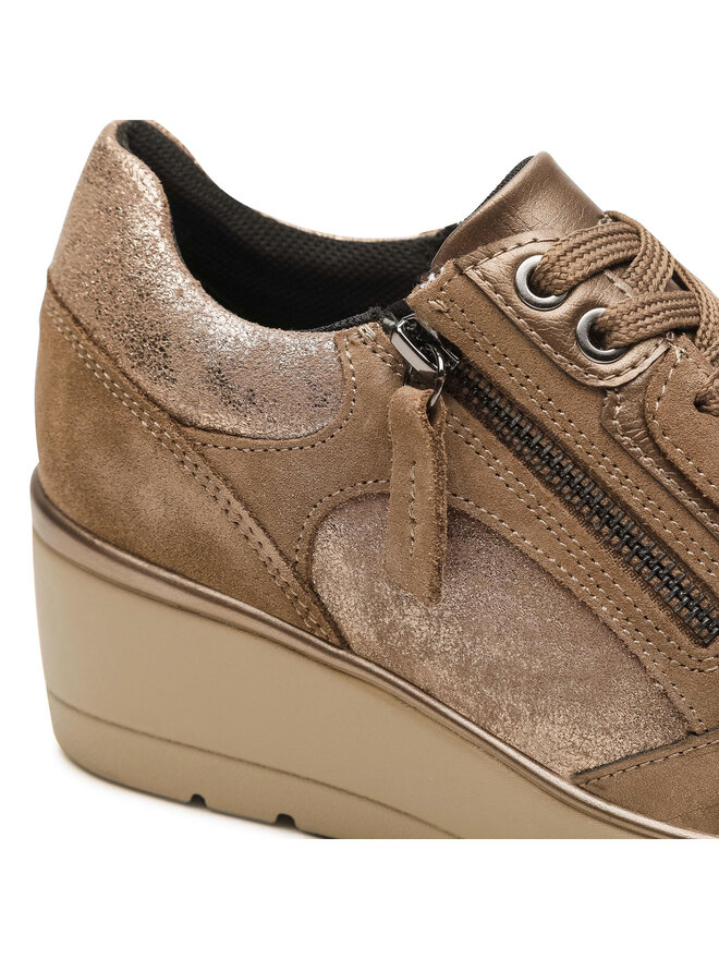 Sneakers Geox D Ilde B D16RAB 022VI C5005 Braun | eschuhe.de