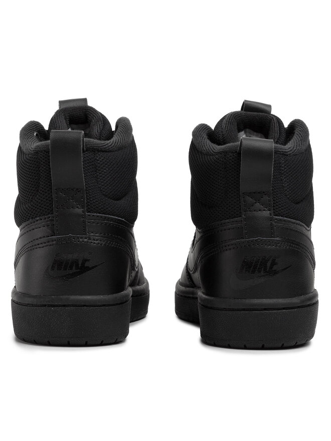 Sneakersy Nike Court Borough Mid 2 Boot (Gs) BQ5440 001 Czarny | eobuwie.com.pl
