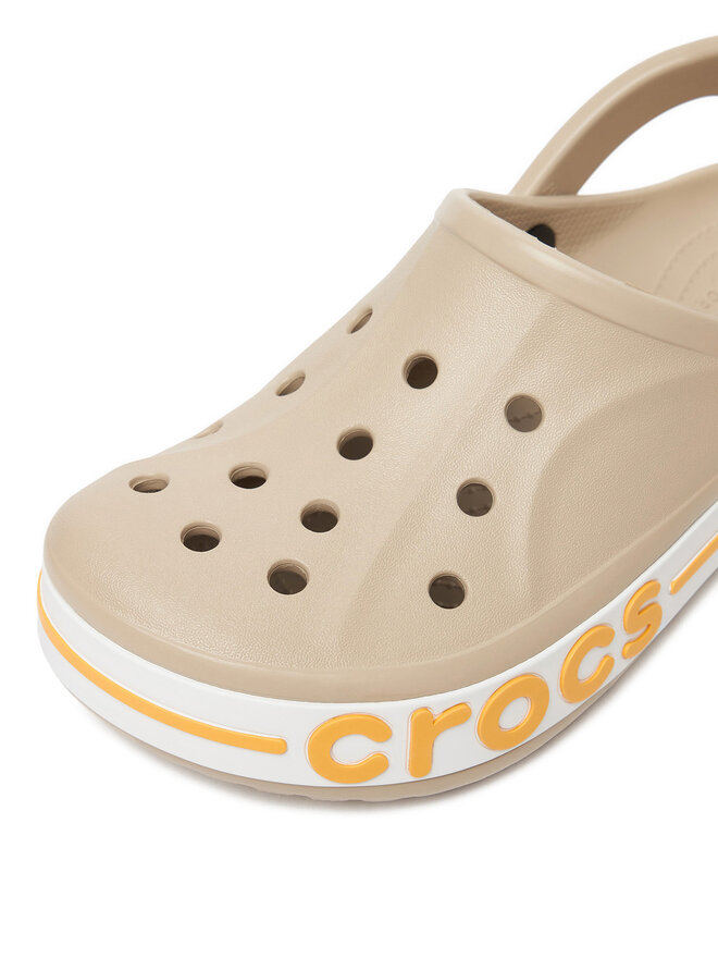 Klapki Crocs WB-BAYABAND CLOG 205089-2V3 Beżowy | eobuwie.com.pl