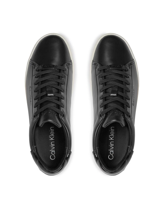 Sneakers Calvin Klein Clean Cupsole Lace Up HW0HW01863 Schwarz | eschuhe.de