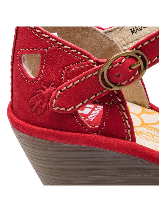 Sandalen Fly London Yunafly P500016135 Rot | eschuhe.de