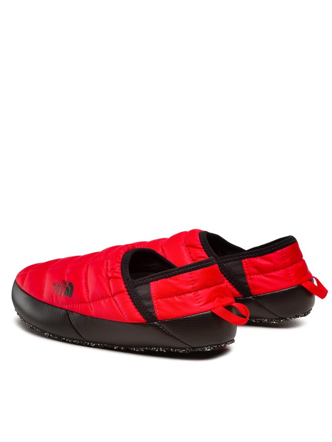 Red north face slippers store