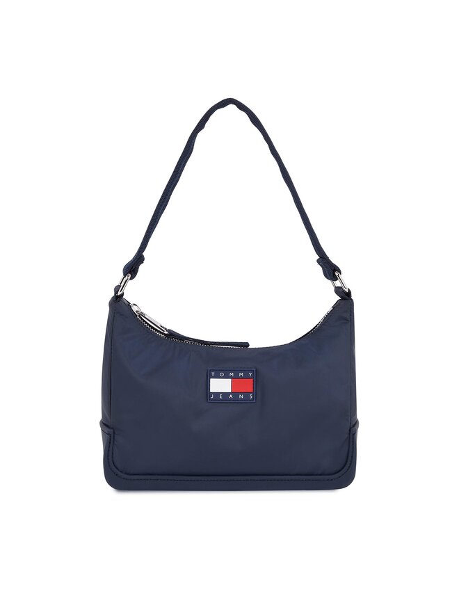 Handtasche Tommy Jeans Tjw Uncovered Shoulder Bag AW0AW15949 Dunkelblau eschuhe
