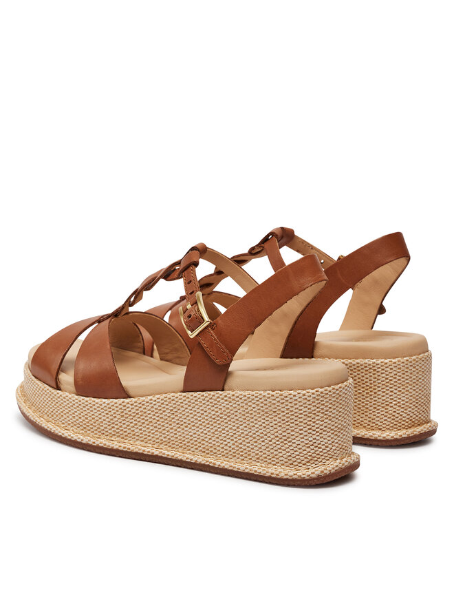 Sandały Clarks Kimmei Twist 26176394 Brązowy | eobuwie.com.pl