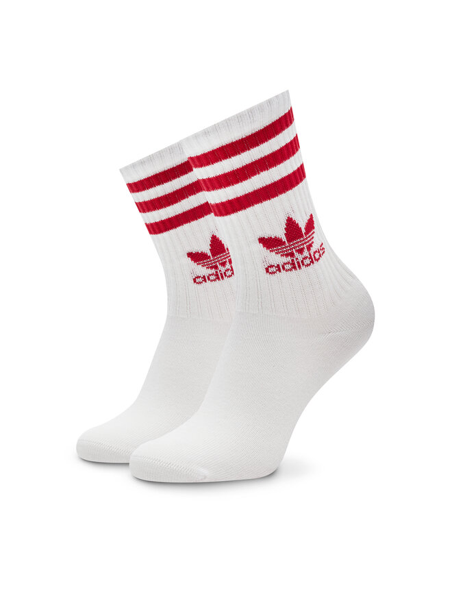 Σετ 3 ζευγάρια ψηλές κάλτσες γυναικείες adidas Mid Cut Crew IX7510 Ροζ ...