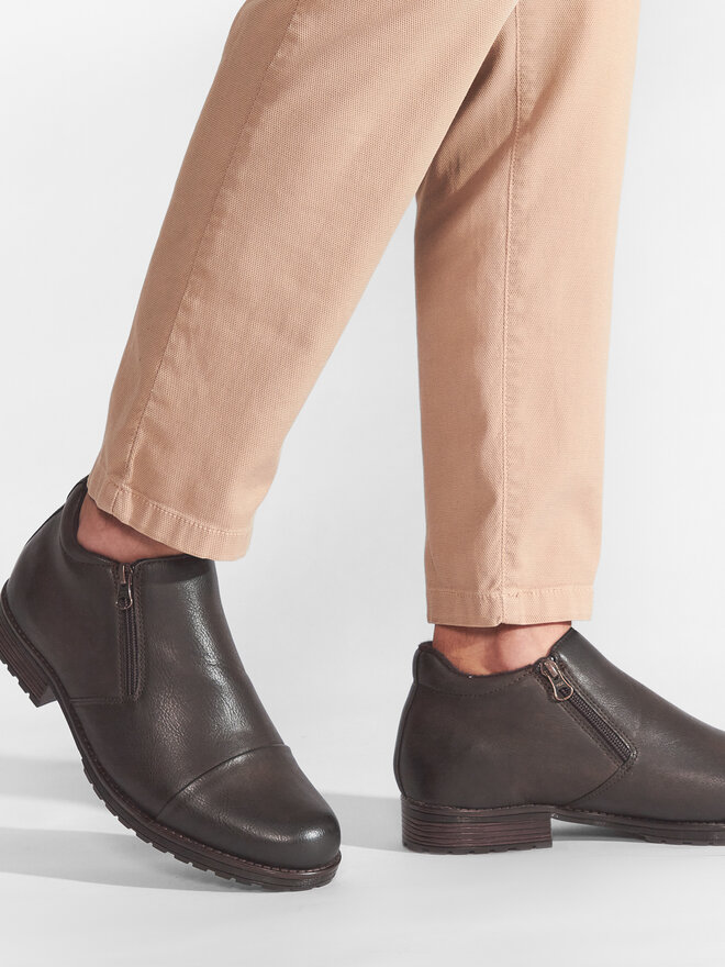 Botines planos Lanetti MBS-GORAN-124 Marrón | zapatos.es