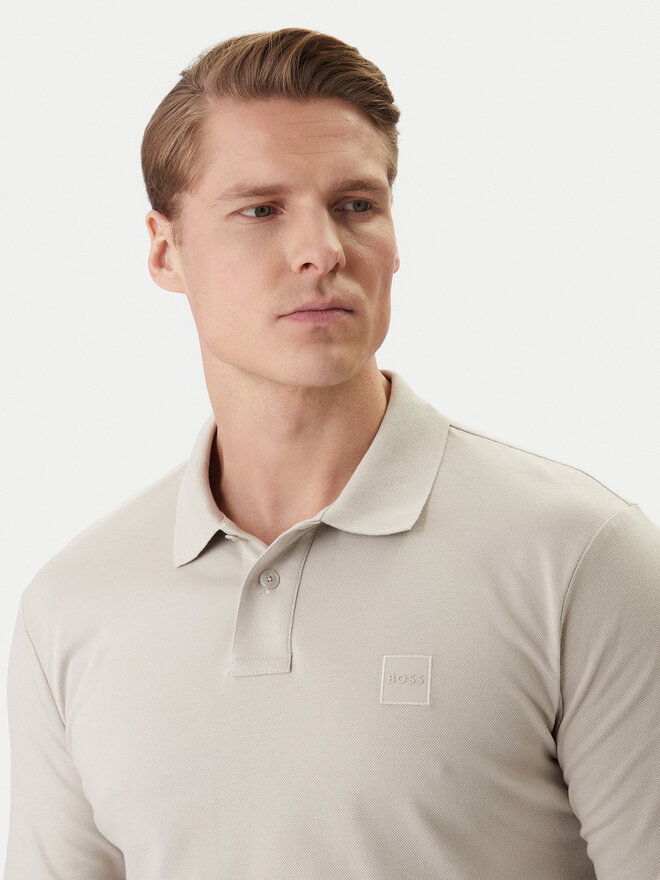 BOSS Polo Passerby 50507704 Beis Regular Fit | zapatos.es