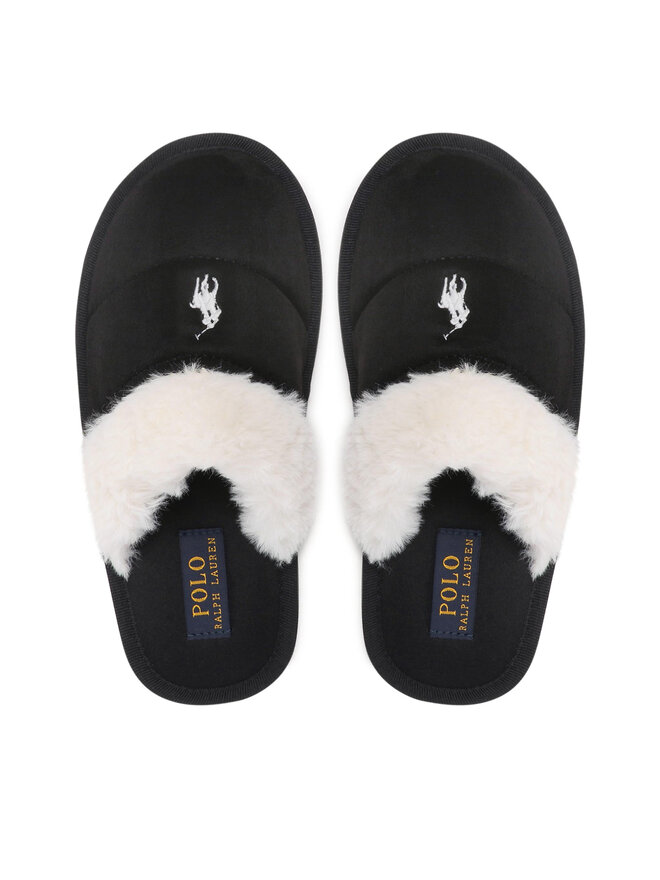 Hausschuhe Polo Ralph Lauren Kelcie RF103567 Schwarz | eschuhe.de