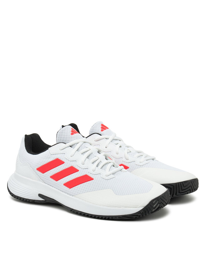 Buty do tenisa adidas Gamecourt 2.0 IH3097 Biały | eobuwie.com.pl