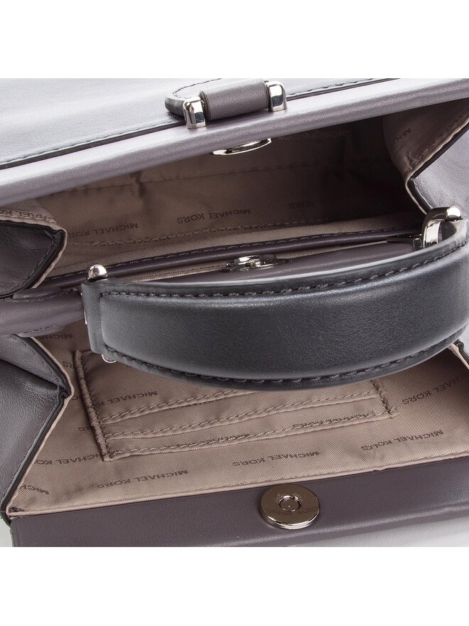 Handtasche MICHAEL Michael Kors Gramercy Frame 30F8SZ6S1O Grau | eschuhe.de