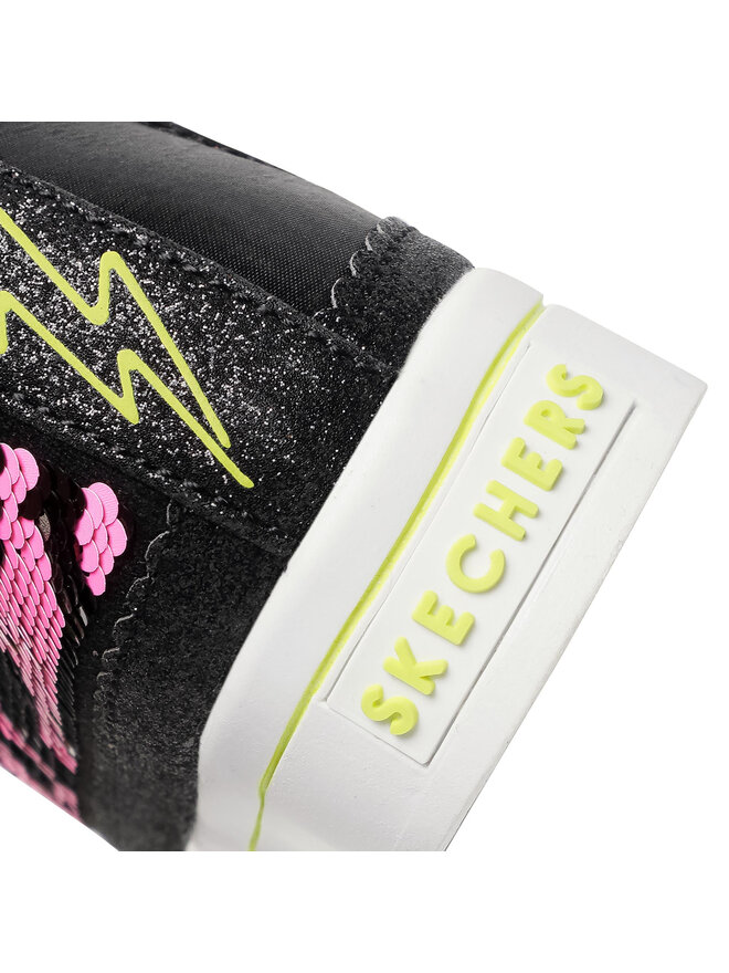 Sneakers Skechers Neon Muse 314025L/BKNP Schwarz | eschuhe.de