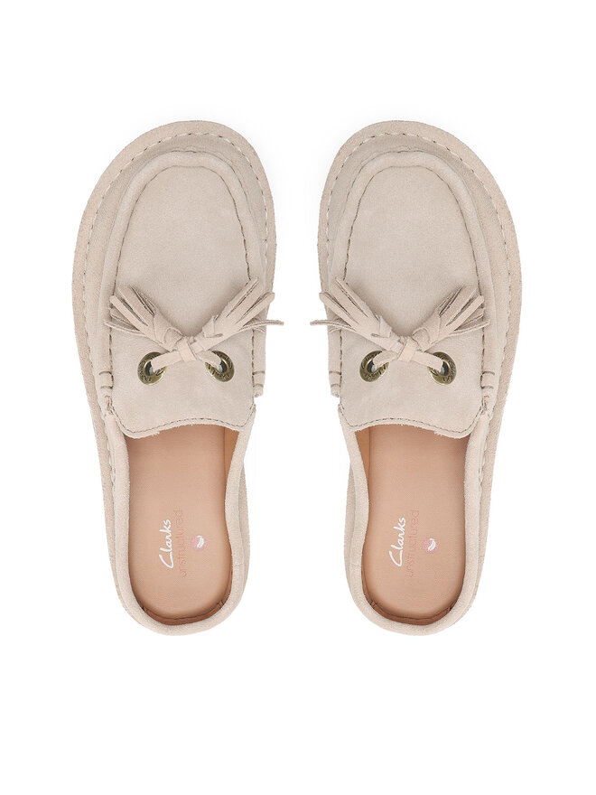 Pantoletten Clarks Funny Clog 261643844 Beige | eschuhe.de