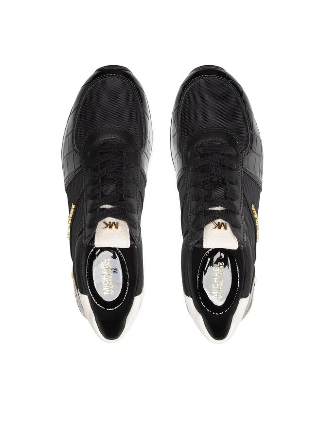 Michael kors allie wrap trainer black gold store