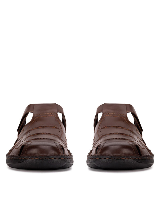 Klapki Go Soft ROMA-03 MI18 Brązowy | eobuwie.com.pl