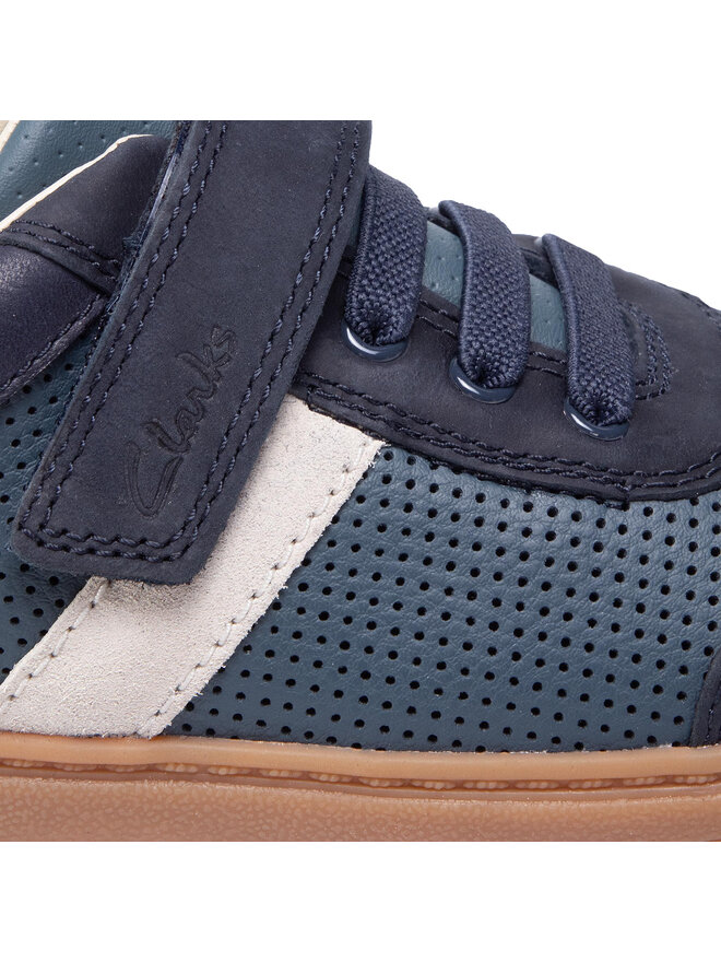 Sneakersy Clarks Flash Step K 261495917 Tmavomodrá | eobuv.cz