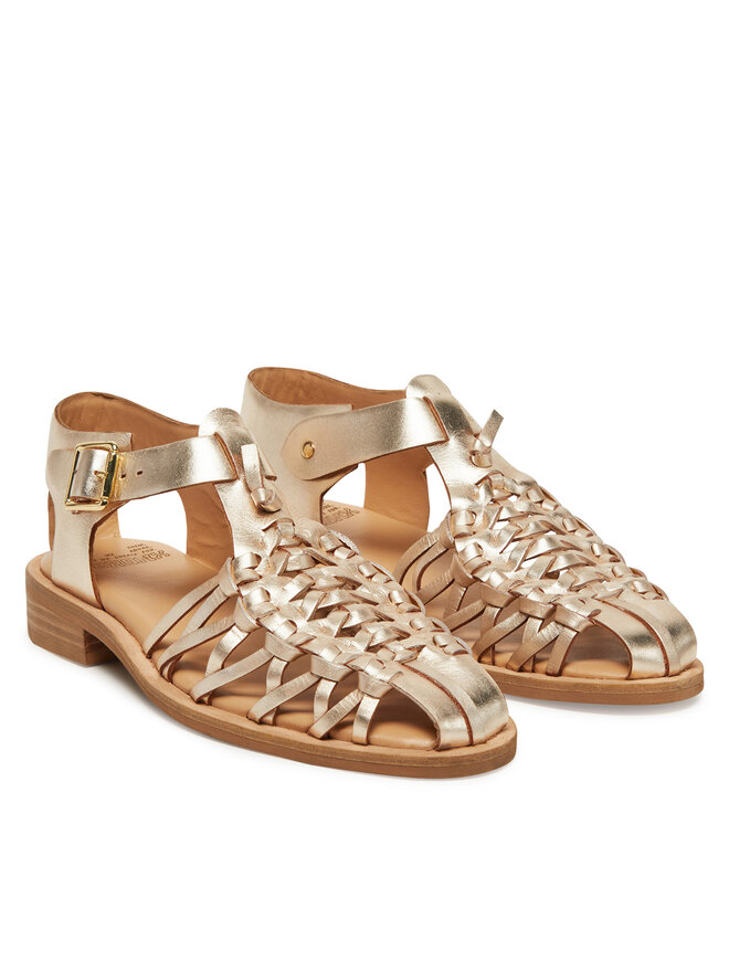 Sandály Bronx Next-Wagon 66580-M Zlatá | eobuv.cz