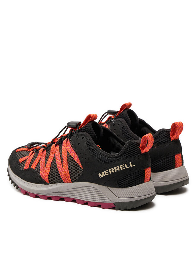 Trekkingschuhe Merrell Wildwood Aerosport J067730 Schwarz | eschuhe.de