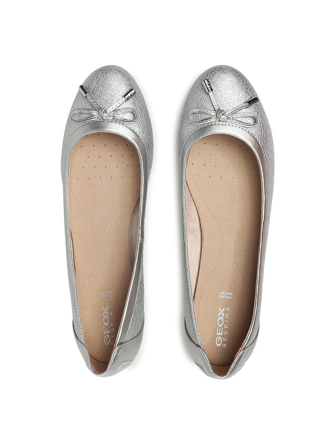 Ballerinas Geox D Charlene B D02Y7B 0PVNF C1007 Silberfarben | eschuhe.de