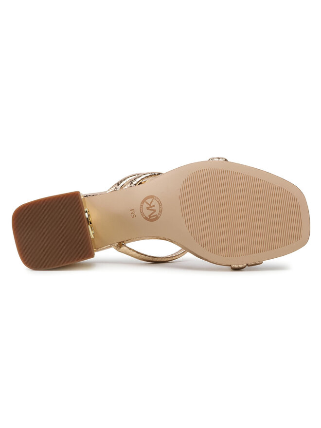 Pantoletten MICHAEL Michael Kors Lana Mule 40S1LAMP2M Goldfarben ...