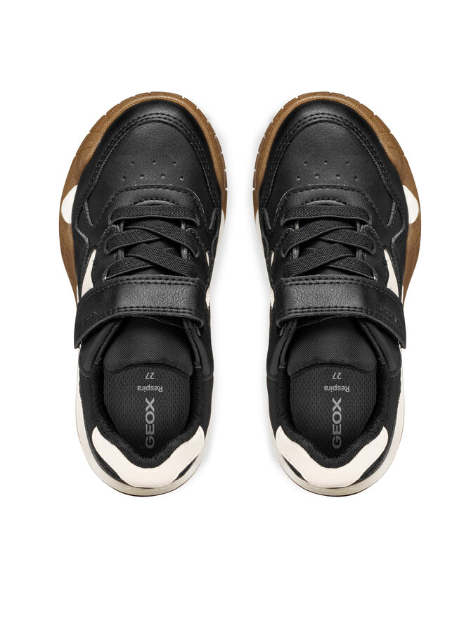 Sneakers Geox J Rann-E J56NEC 054FU C9B1M S Negru | epantofi.ro