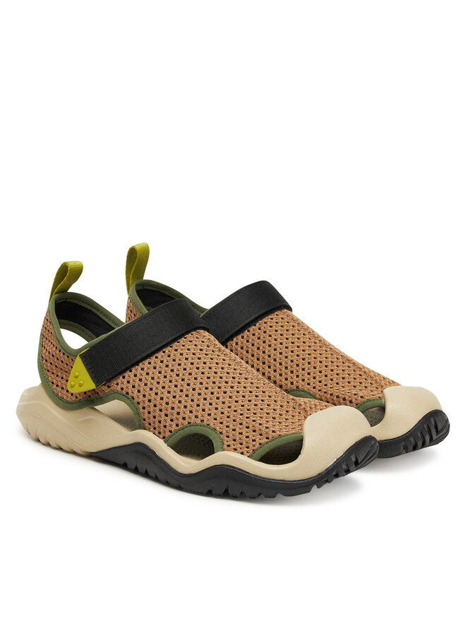 Sandale Crocs Swiftwater™ Mesh Deck 211095 Maro | epantofi.ro