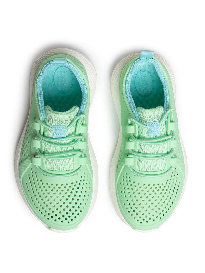 Halbschuhe Crocs Literide Pacer K 206011 Grün | eschuhe.de