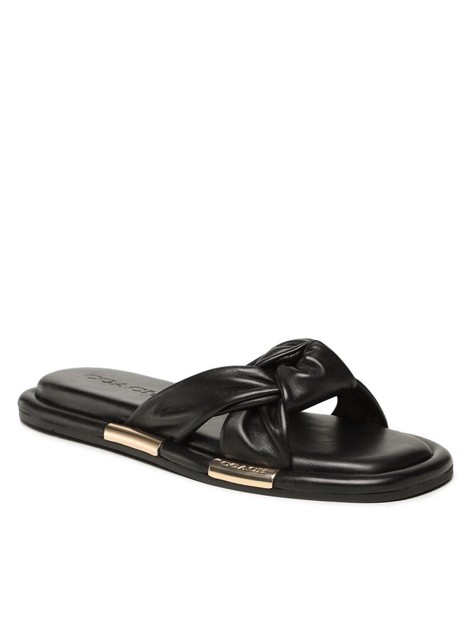 Chanclas Coach Brooklyn C8990 Negro | zapatos.es