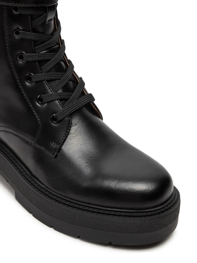 Schnürschuhe BOSS Rebby LUBootie CBB 50523612 Schwarz | eschuhe.de