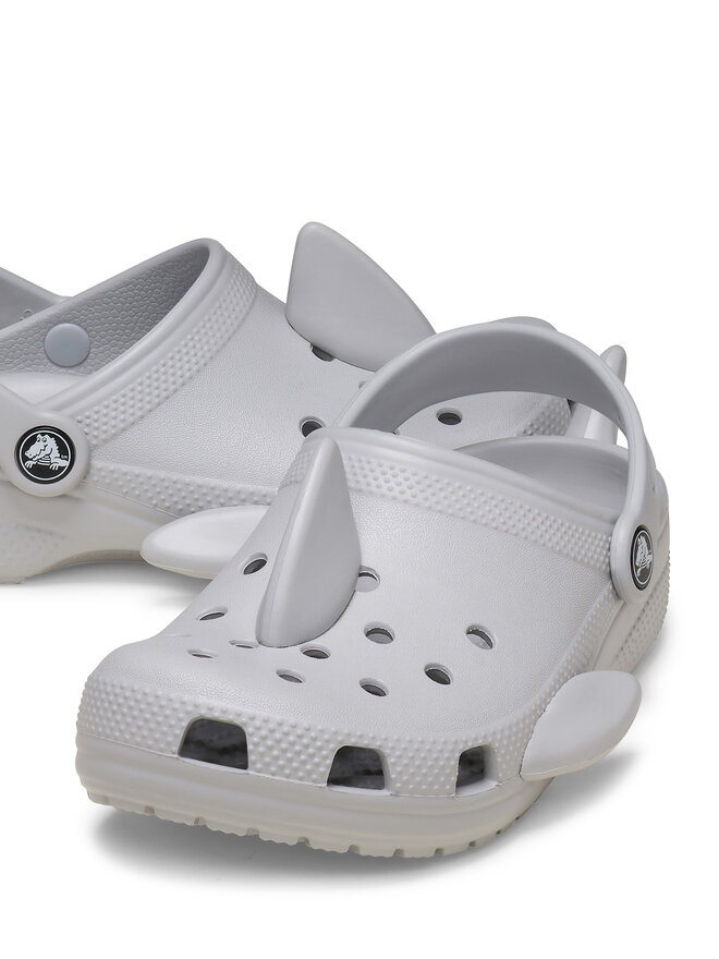 Şlapi Crocs Classic Iam Shark Clog K 210014 Gri | epantofi.ro