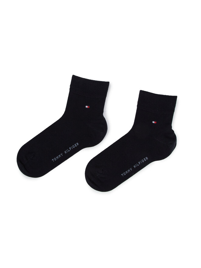 2er-Set niedrige Damensocken Tommy Hilfiger 342025001 Dunkelblau ...