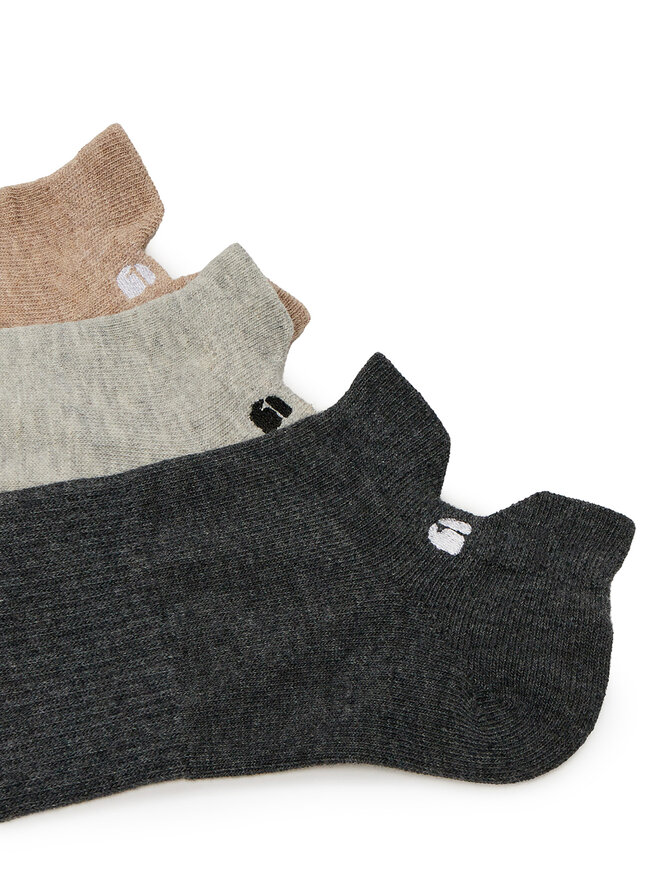 Rövid zoknik G-Star Raw AS_G-STAR_S_028_SS25 (3-PACK) Szürke | ecipo.hu