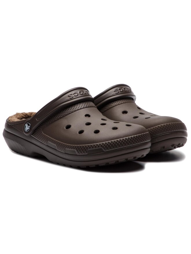 Hausschuhe Crocs Classic Lined Clog 203591 Braun | eschuhe.de