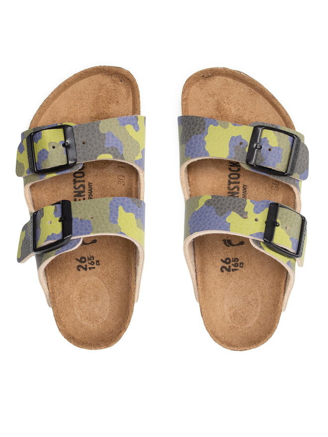 Pantoletten Birkenstock Arizona Kids Bs 1022099 Grün | eschuhe.de