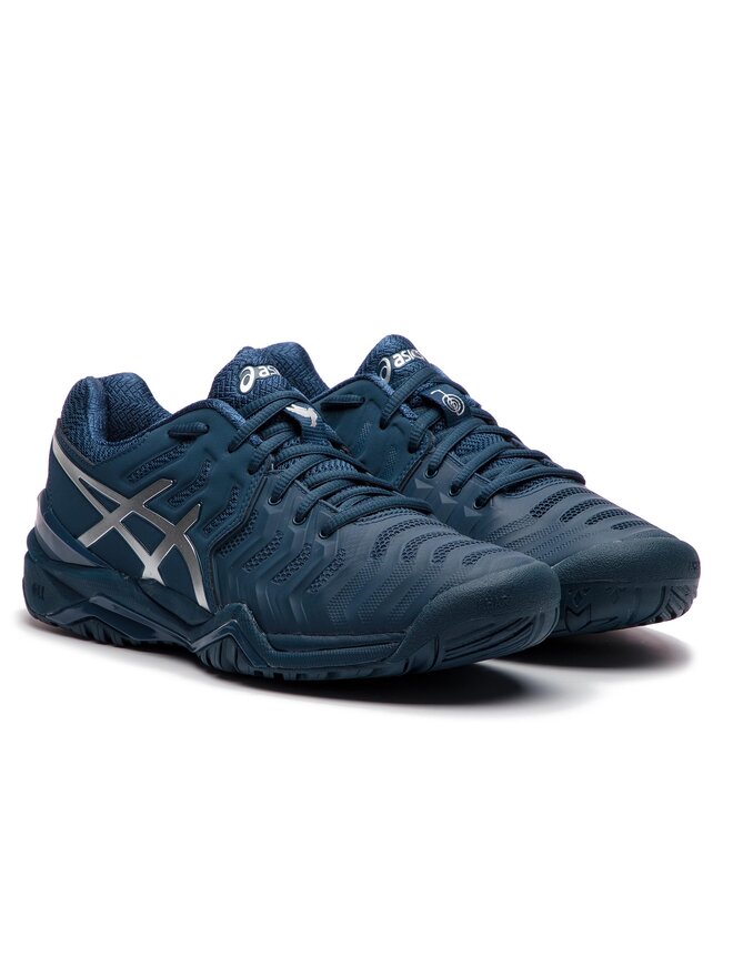 Tennisschuhe Asics Gel-Resolution Novak E805N Dunkelblau | eschuhe.de