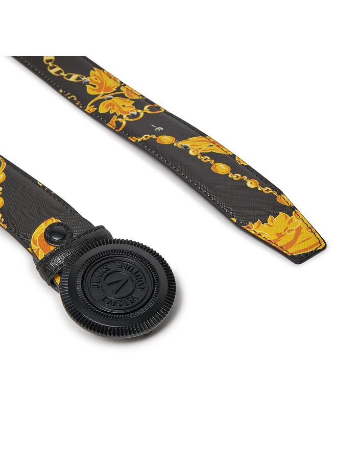 Cinturón para hombre Versace Jeans Couture 75YA6F08 Negro | zapatos.es