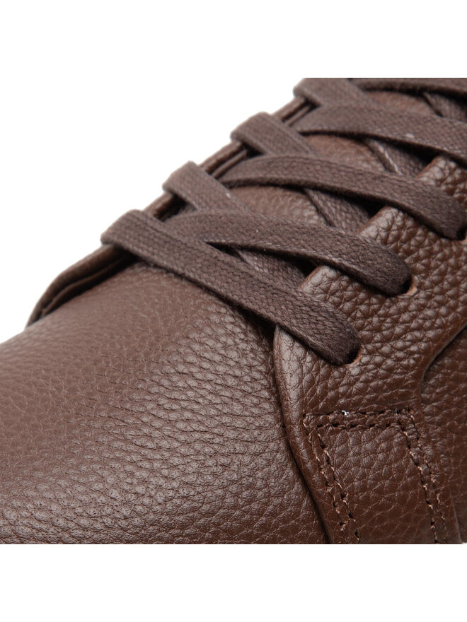 Sneakers Calvin Klein Low Top Lace Up Lth HM0HM00742 Braun | eschuhe.de