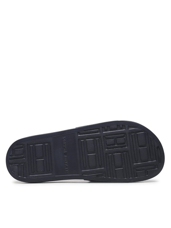 Chanclas Tommy Hilfiger Rubber Th Monogram Pool Slide FM0FM04464 Azul ...