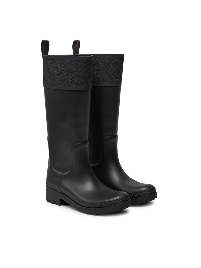 Botas de agua Tommy Hilfiger FW0FW08161 Negro | zapatos.es