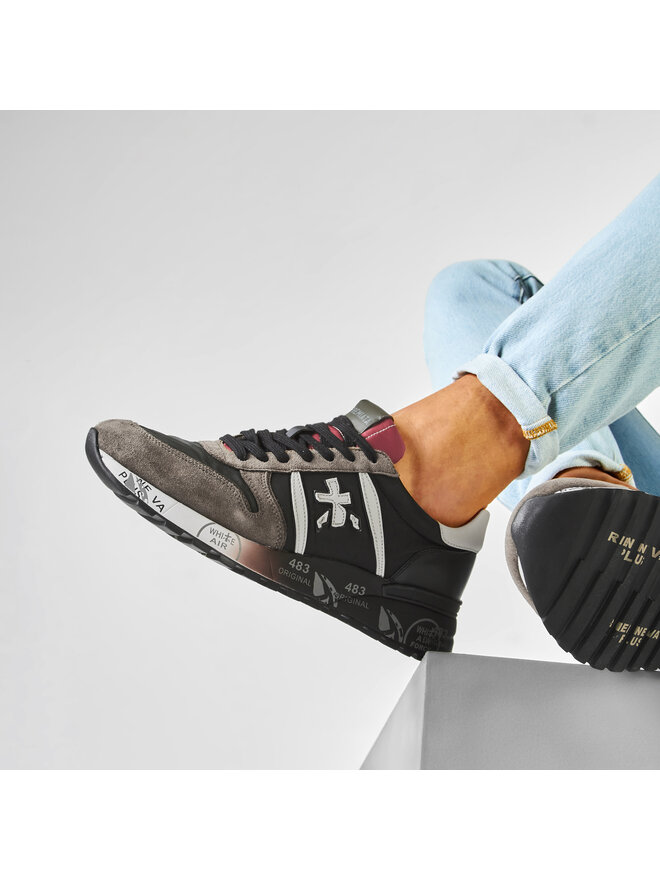 Sneakersy Premiata Lander 4949 Zielony | eobuwie.com.pl