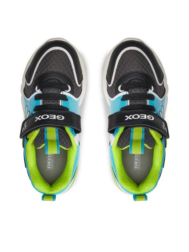 Sneakers Geox J Ciberdron Boy J45LBA 01454 C0035 S Schwarz | eschuhe.de