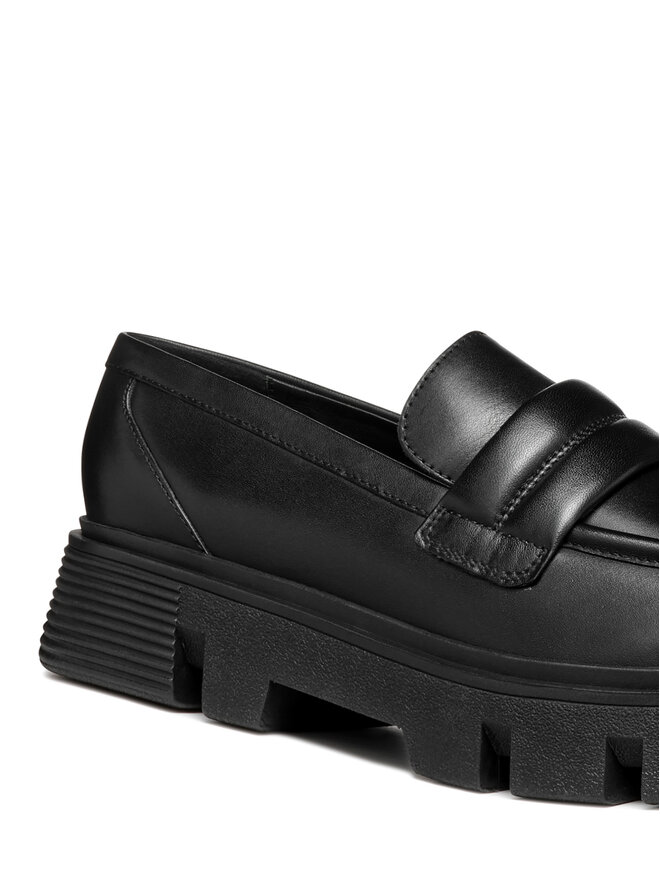 Loafers Geox D Vilde D46UAC 00043 C9999 Negru | epantofi.ro