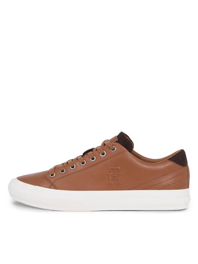 Sneakers Tommy Hilfiger Th Hi Vulc Street Low Lth Prem FM0FM04818 Maro ...