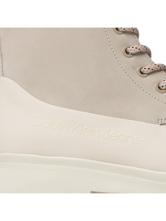 Ghete Calvin Klein Jeans Chunky Combat Laceup Boot Rub YW0YW01066 Gri ...