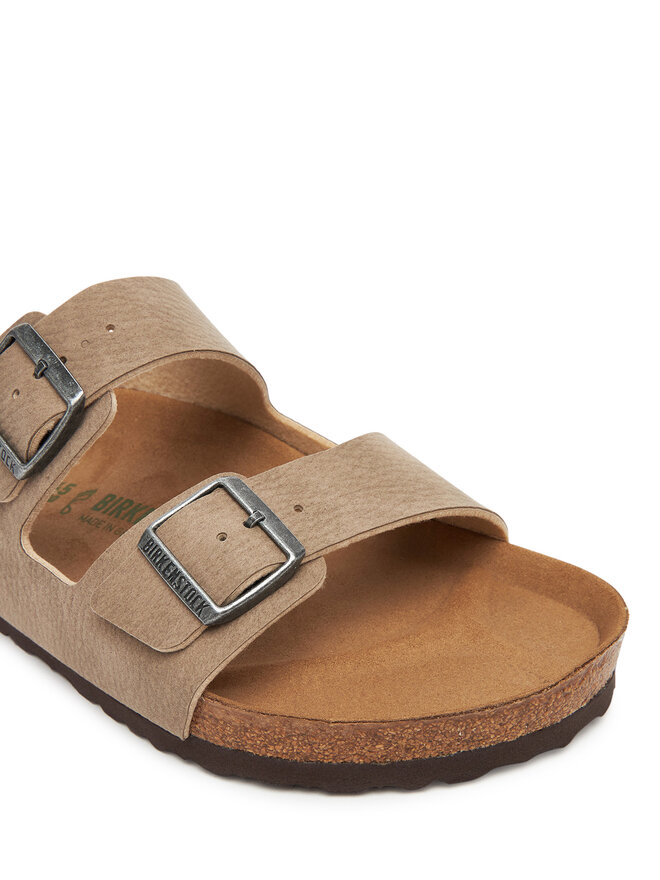 Klapki Birkenstock Arizona Vegan 1025779 Beżowy | eobuwie.com.pl