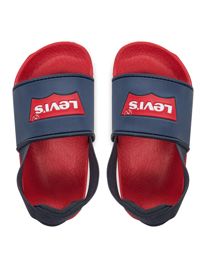 Pantoletten Levi's® Pool Mini VPOL0188S Dunkelblau | eschuhe.de